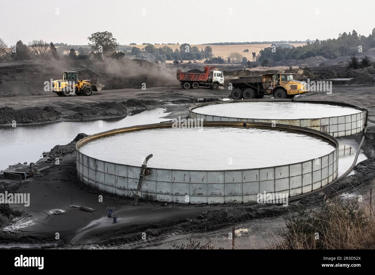 Coal Mining and processing in South Africa Stock Photo - Alamy