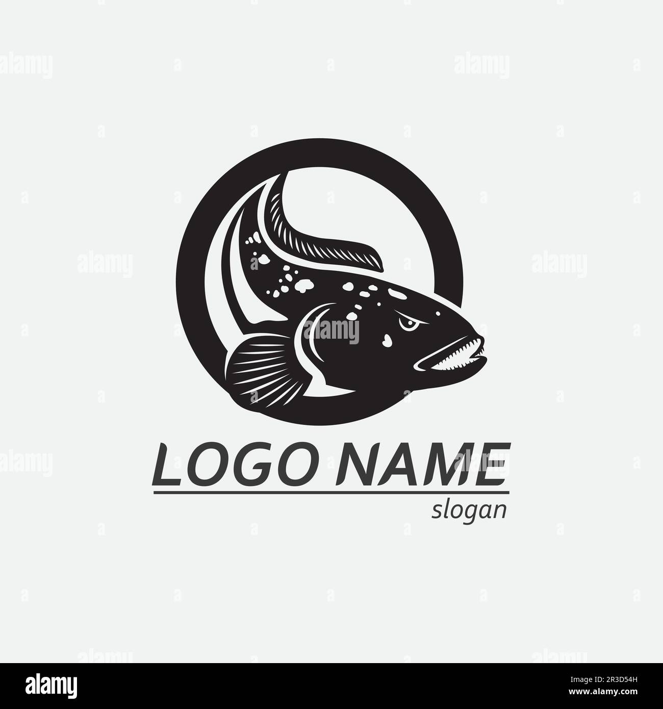 Channa Snakehead fish, Predator Fish, animal underwater design, logo ...