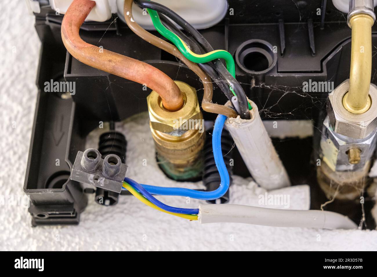 klassische Nullung in einer modernen elektrischen Anlage Stock Photo ...