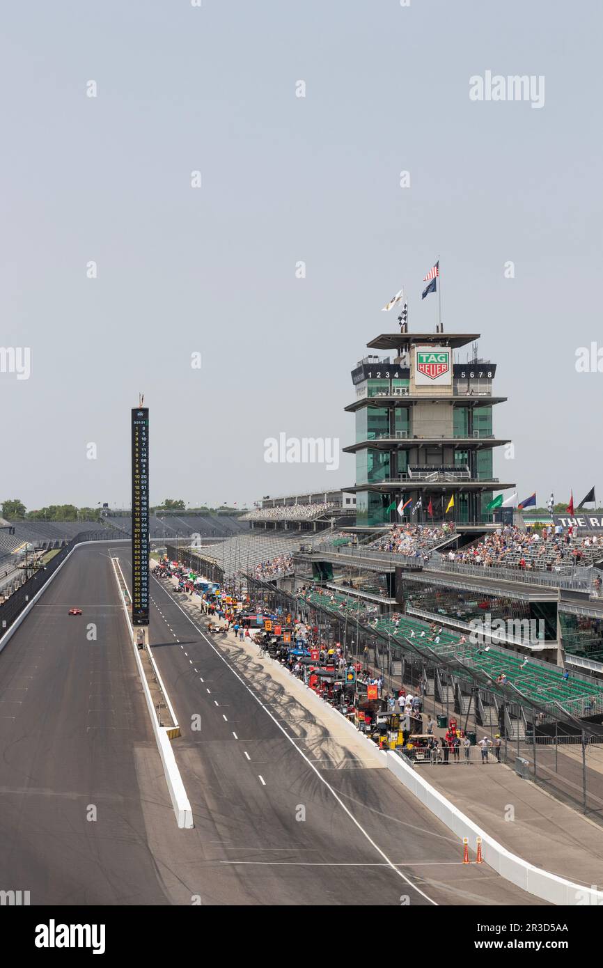 Indianapolis - Circa May 2023: Indy 500 practice sessions at ...