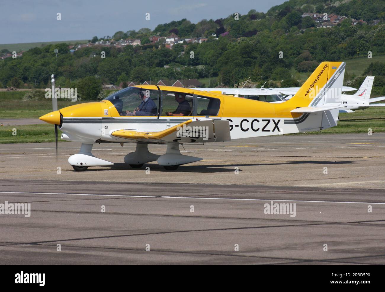 A Robin DR400 Régent at Brighton City Airport Shoreham Sussex Stock ...