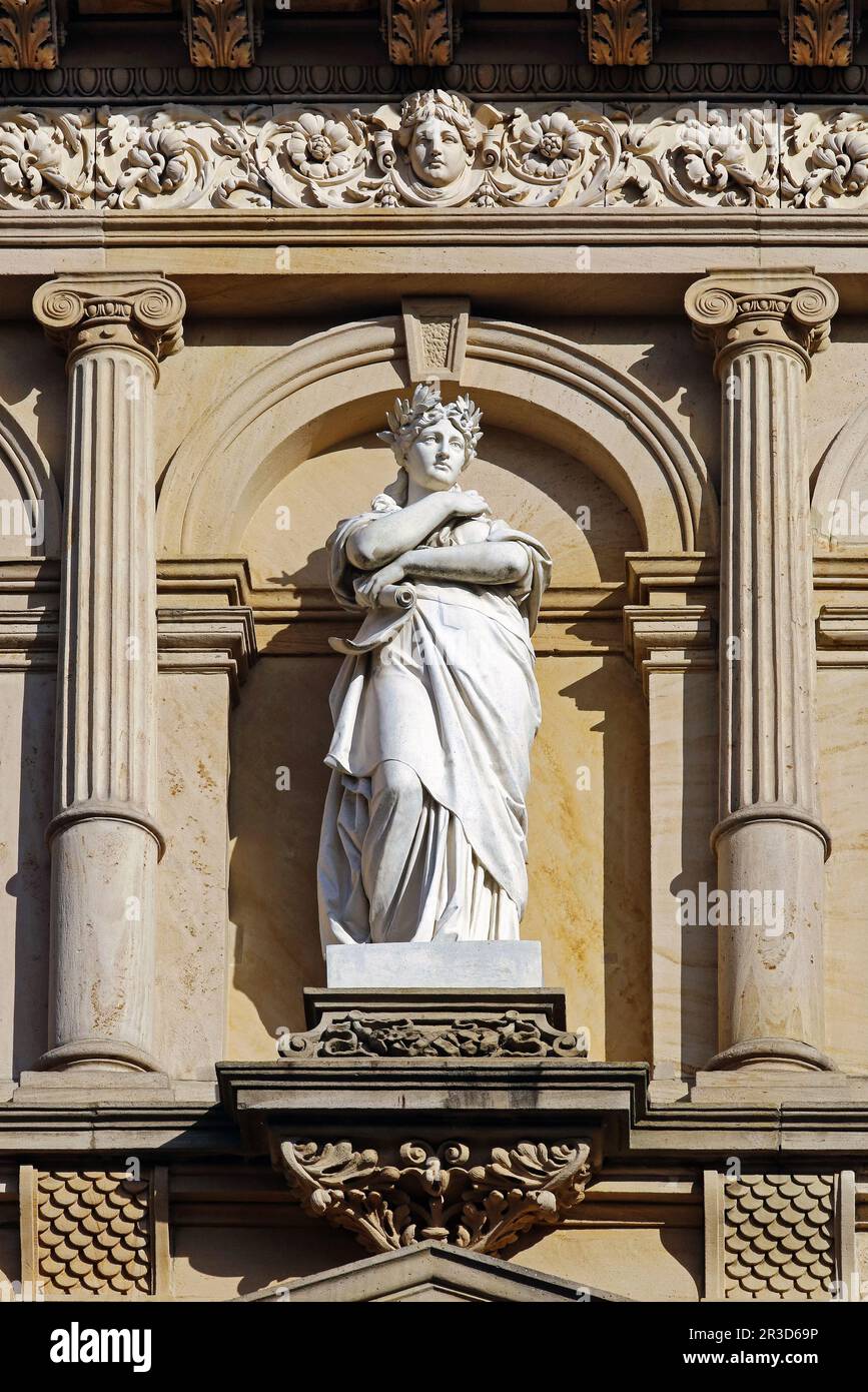 Figure of a house facade Stock Photo - Alamy