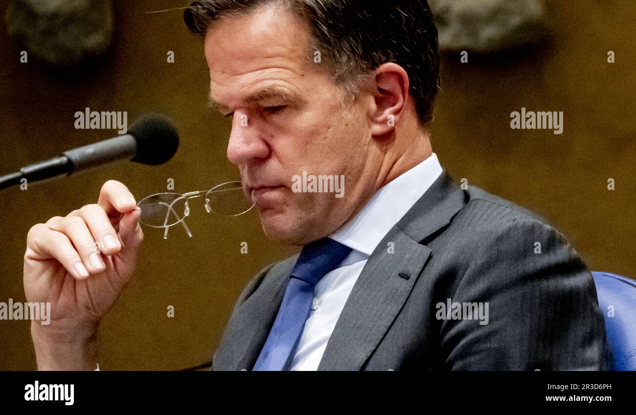 THE HAGUE - Prime Minister Mark Rutte in the House of Representatives ...