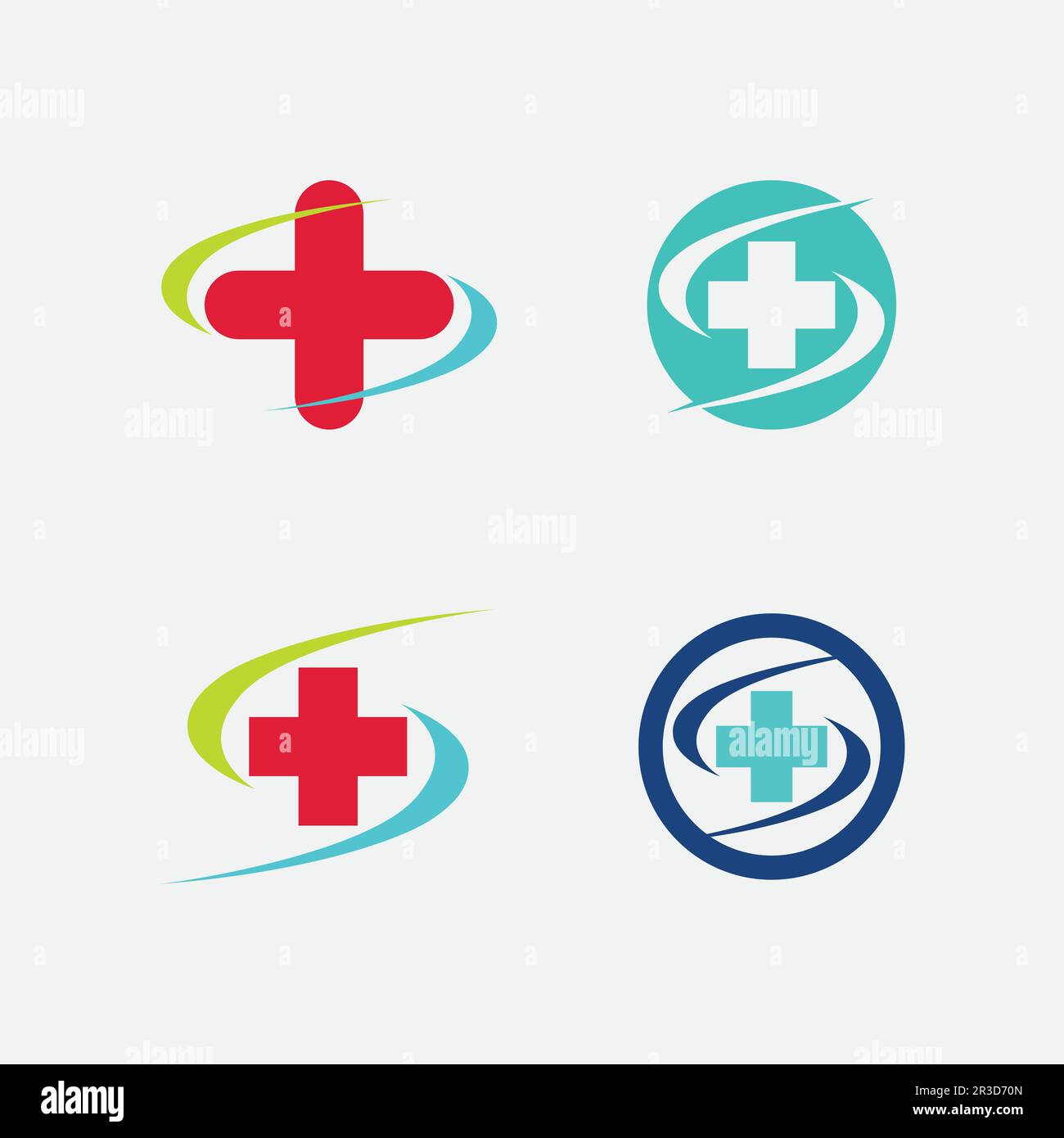 Hospital logo and health care icon symbols template icons app Stock ...
