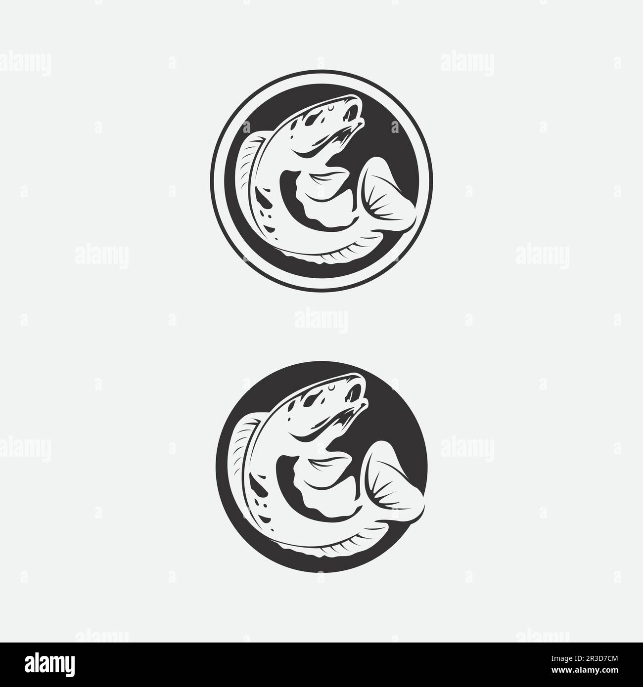 Channa Snakehead fish, Predator Fish, animal underwater design, logo ...