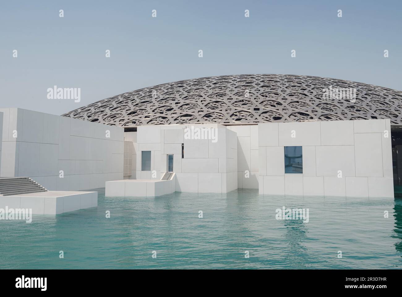 Abu Dhabi, UAE - March 21, 2023 : Exterior of Louvre Abu Dhabi famous ...