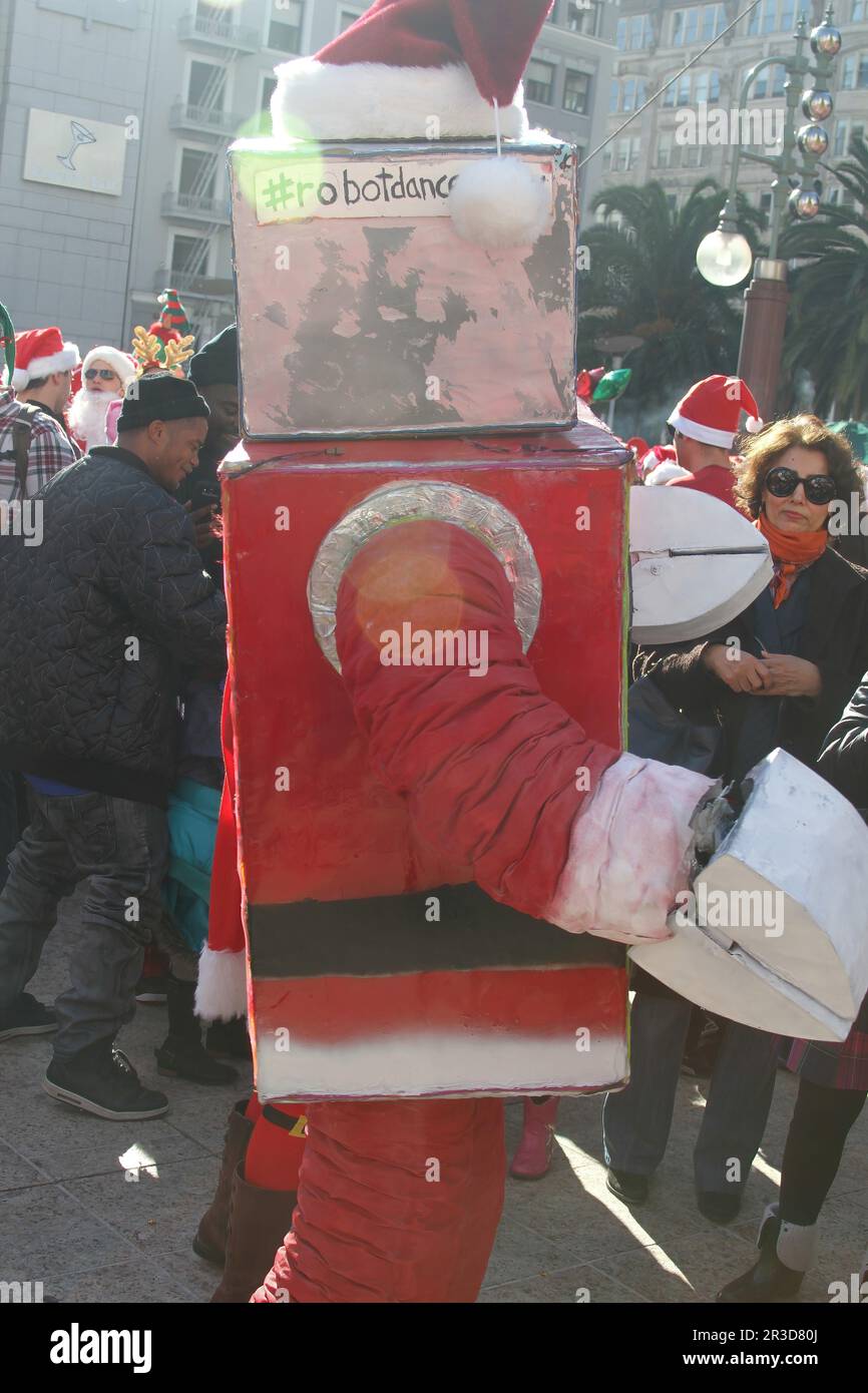 SantaCon, San Francisco Stock Photo - Alamy