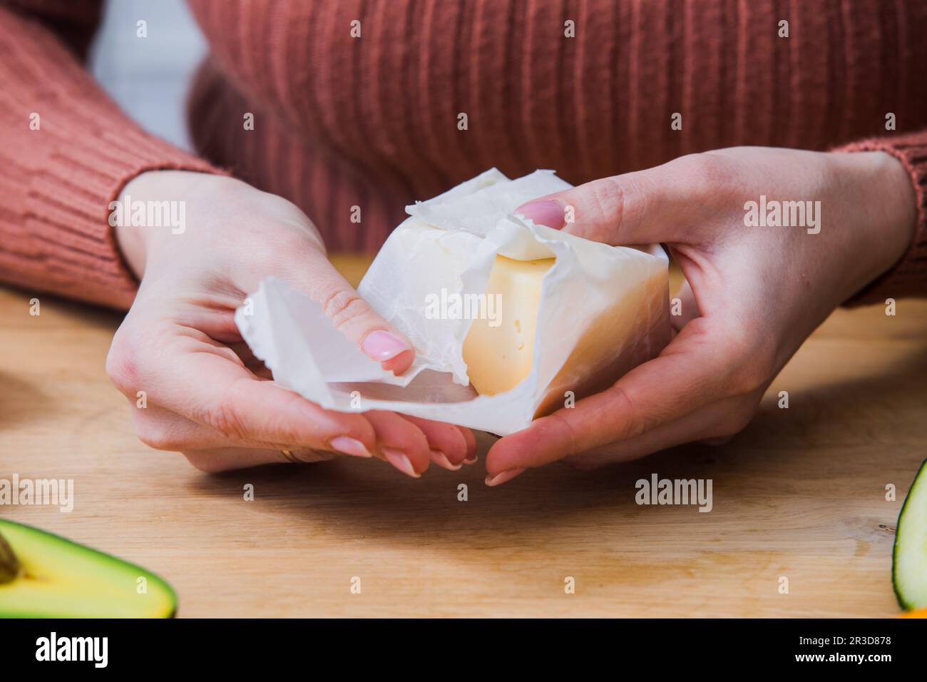 Ecological reusable wrapping for healthy and fresh food Stock Photo - Alamy