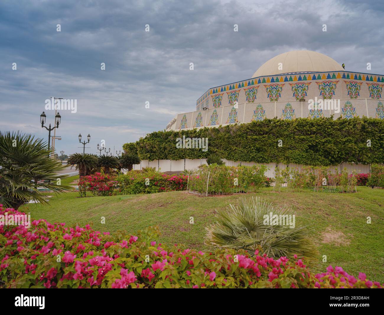 Abu Dhabi Theater near Heritage Village, United Arab Emirates. It is a ...