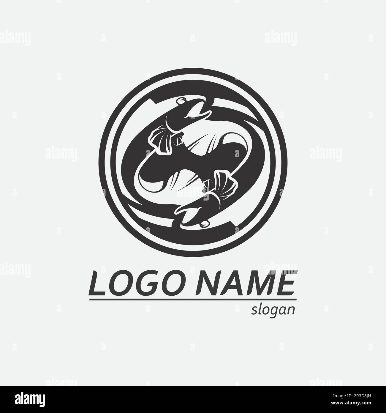 Channa Snakehead fish, Predator Fish, animal underwater design, logo ...