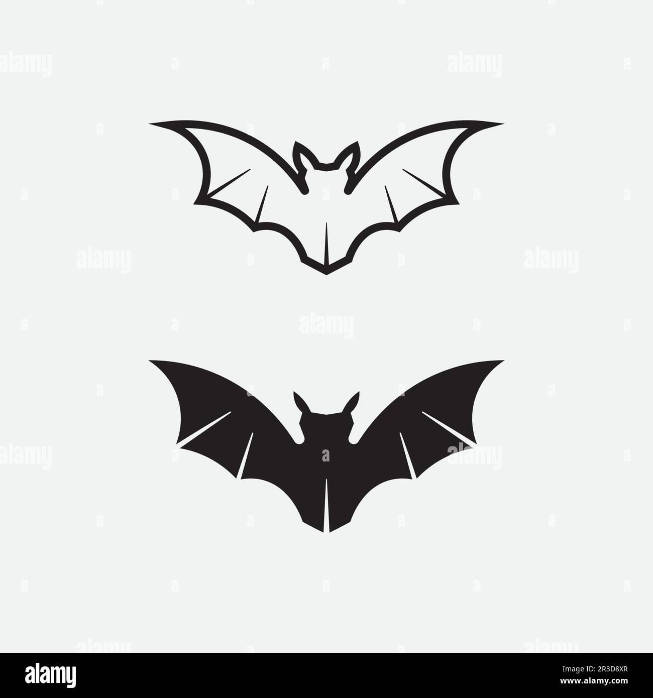 Bat logo animal and vector, wings, black, halloween, vampire, gothic ...