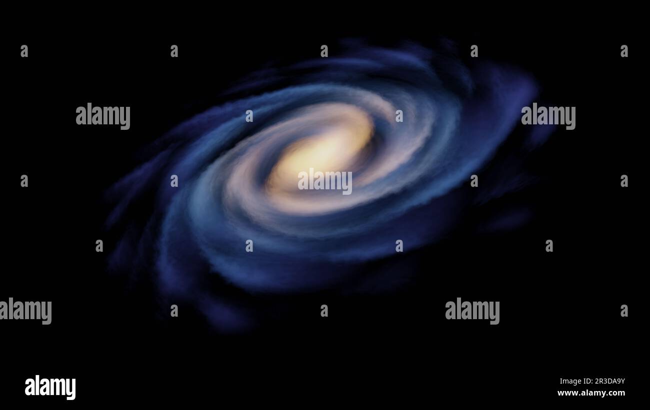 Universe Space scene with planets, stars and galaxies, nebula. Panorama ...