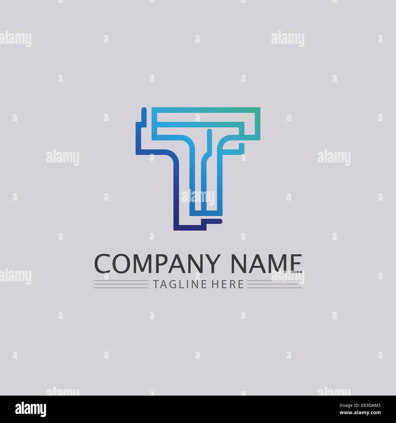 T letter and font T logo vector font alphabet design and icon T Stock ...