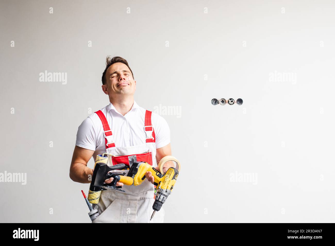 Professional house repair man hi-res stock photography and images - Alamy