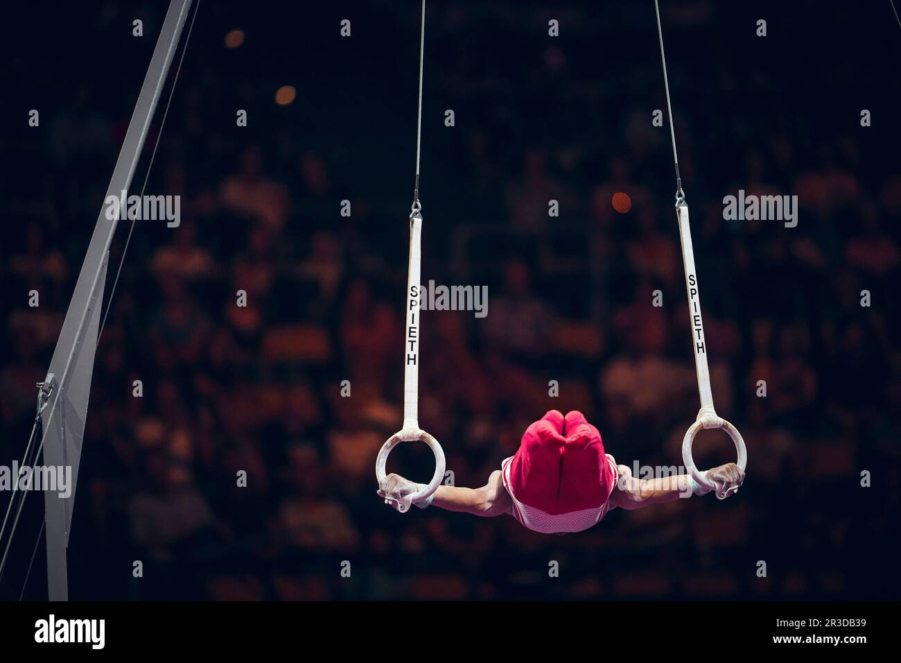 Adem Asil participating in the 2022 Munich European Gymnastics ...