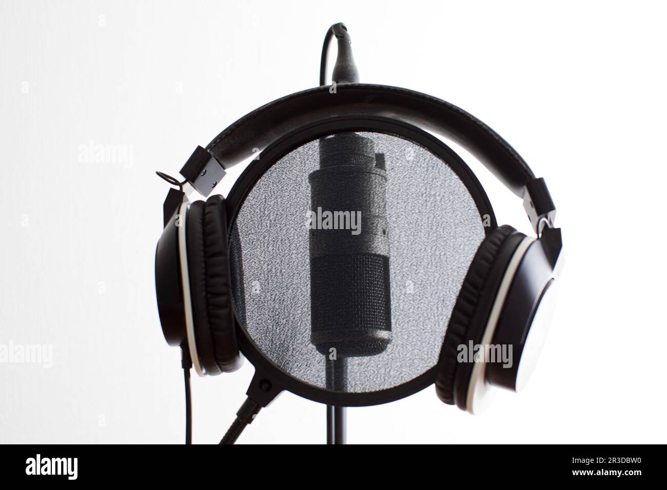 The professional microphone and other studio equipment for live ...