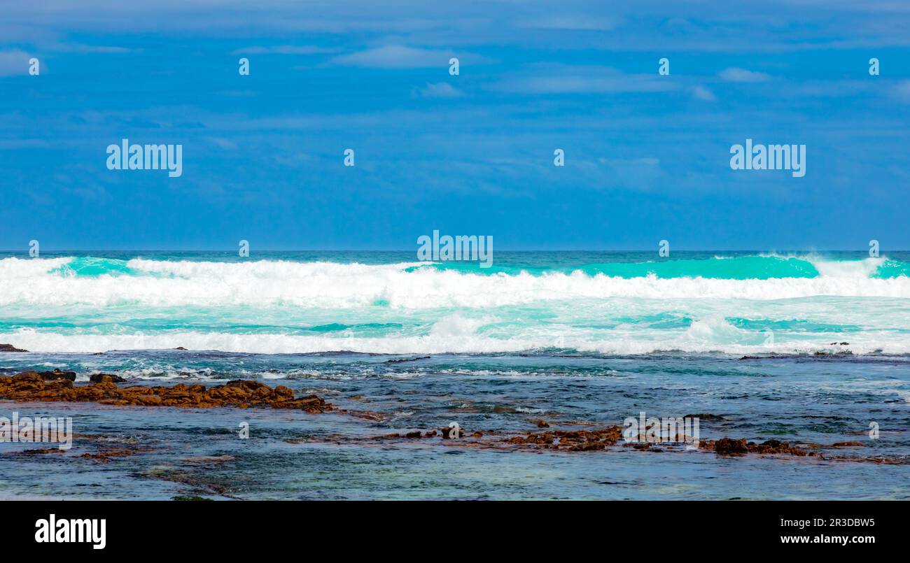 Sandy beach on western side of Cape Town peninsula Stock Photo - Alamy