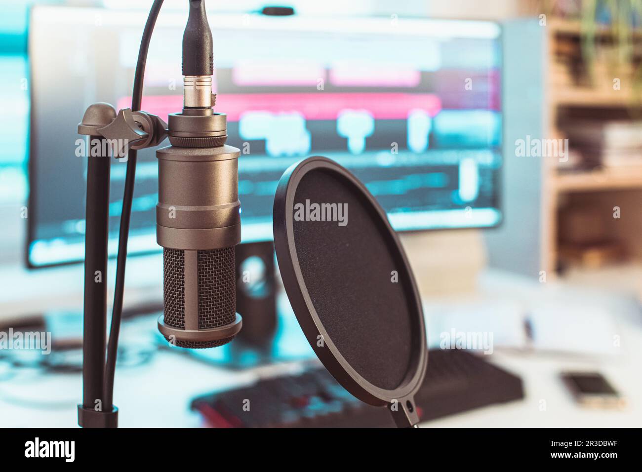 The digital studio for professional live broadcasting Stock Photo - Alamy