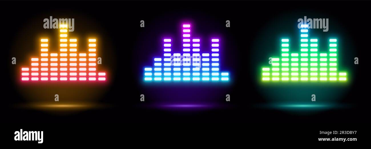 Equalizer Green And Blue