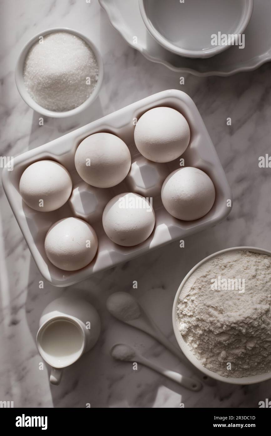 High quality ingredients for the best delicious baking Stock Photo - Alamy