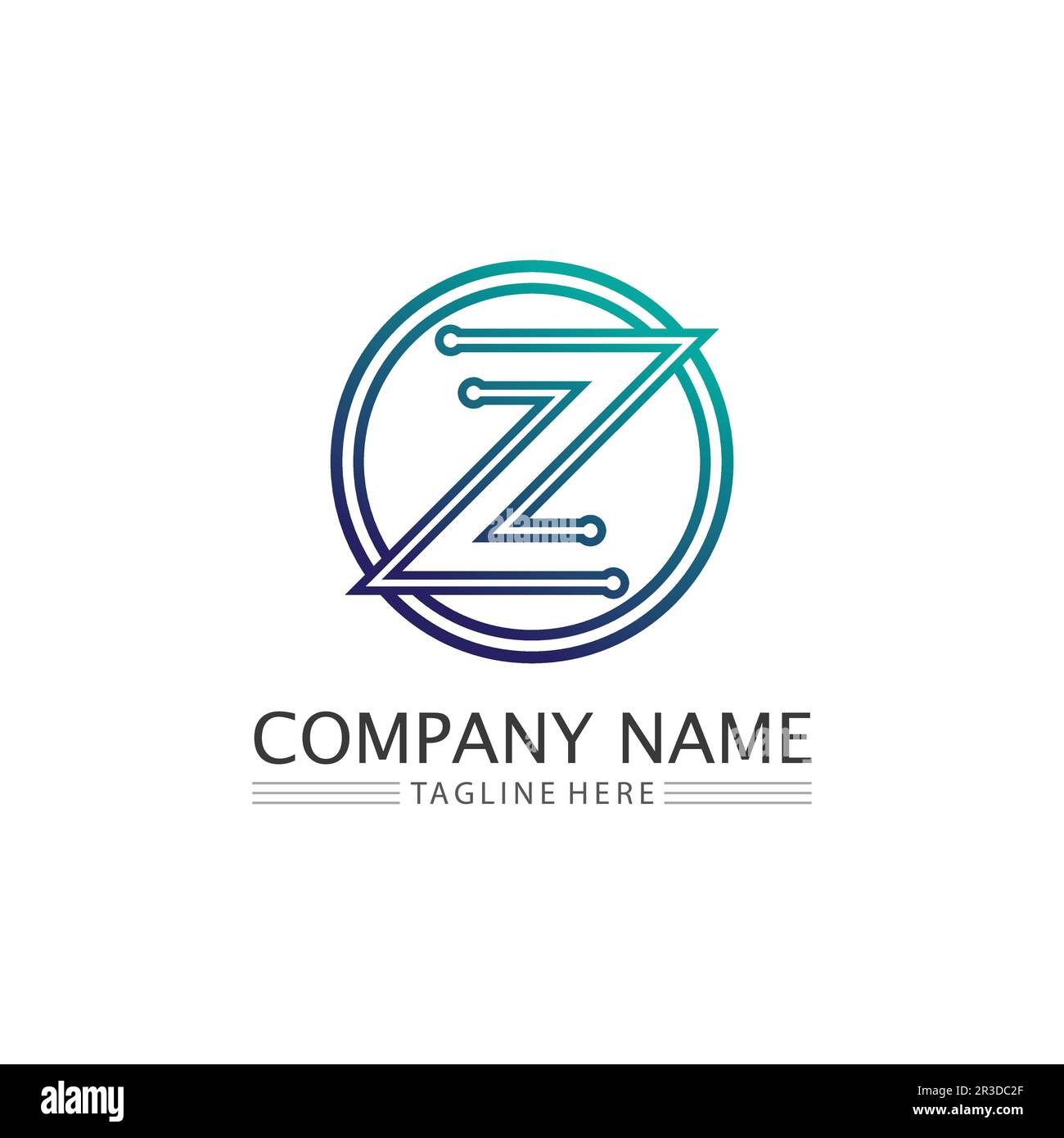 Z letter and font Z logo design vector identity illustration Stock ...