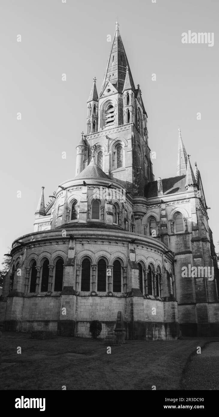 View of the Christian Cathedral of the 19th century in the Irish city ...