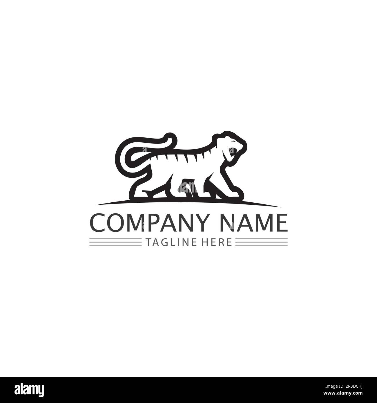 Tiger logo and mascot design animal Vector illustration Stock Vector ...