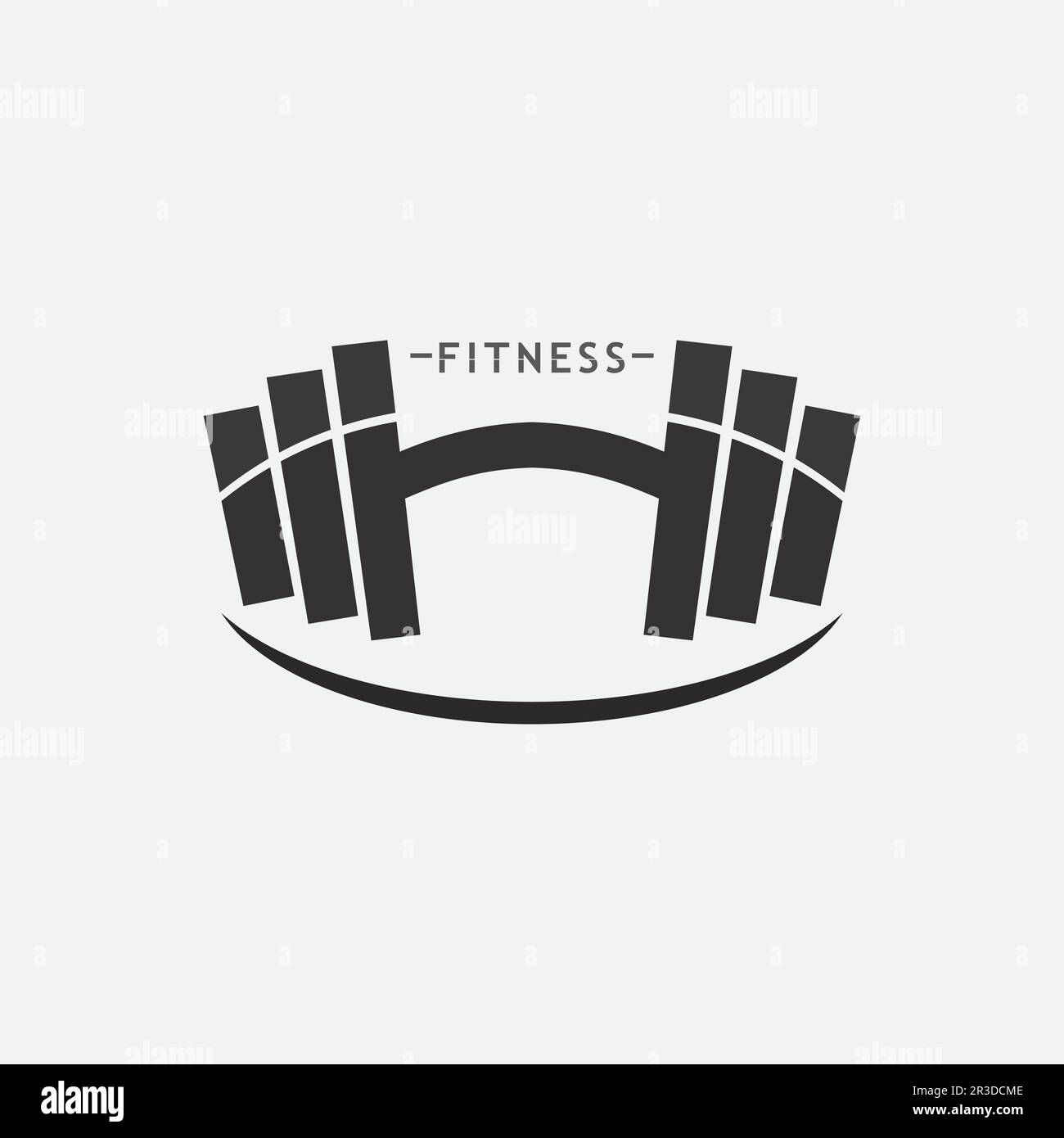 GYM Vector object and Icons for Sport Label, Gym Badge, Fitness Logo ...