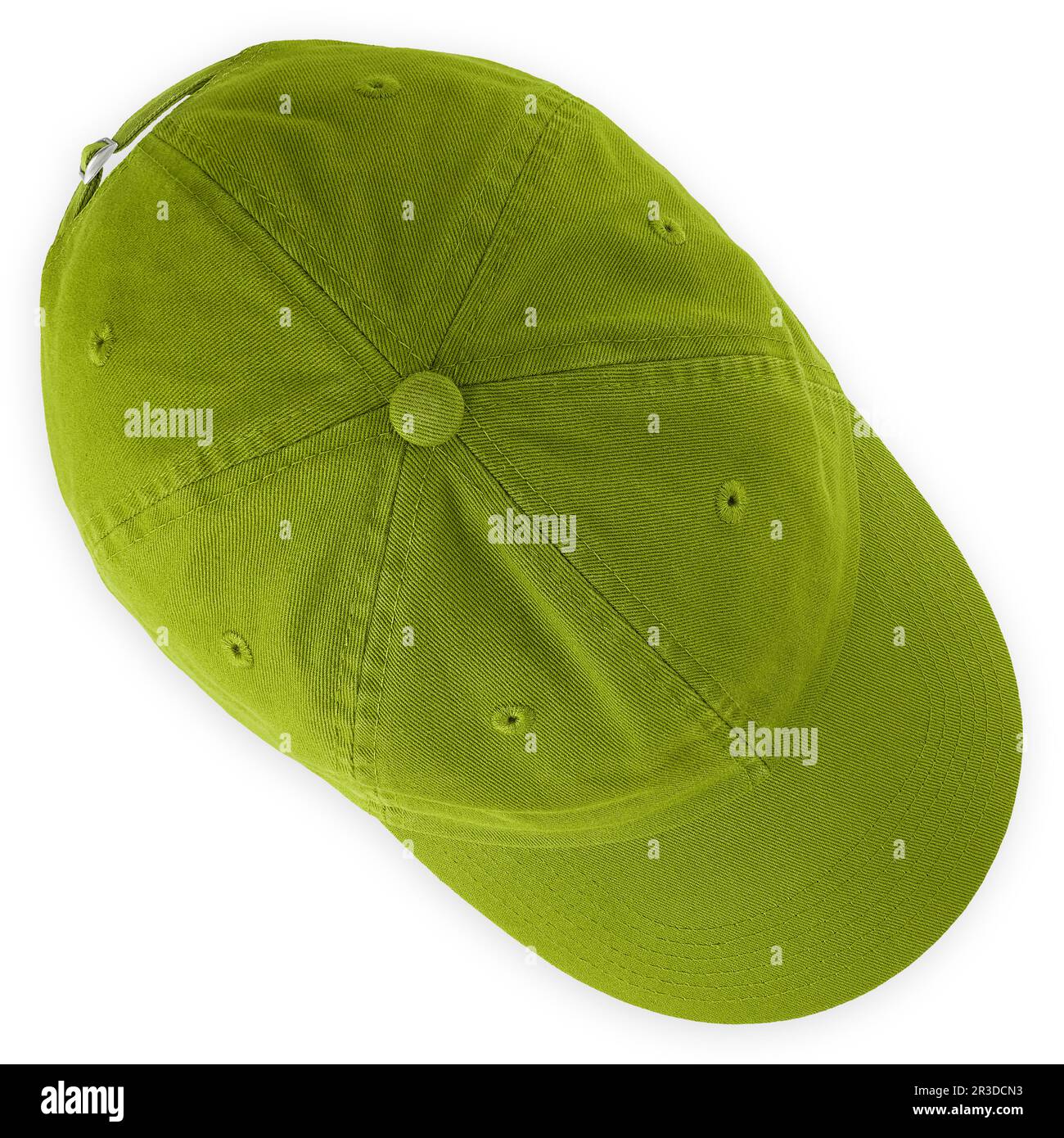 Visor cap in green colored cotton. Fashion accessory for casual wear ...