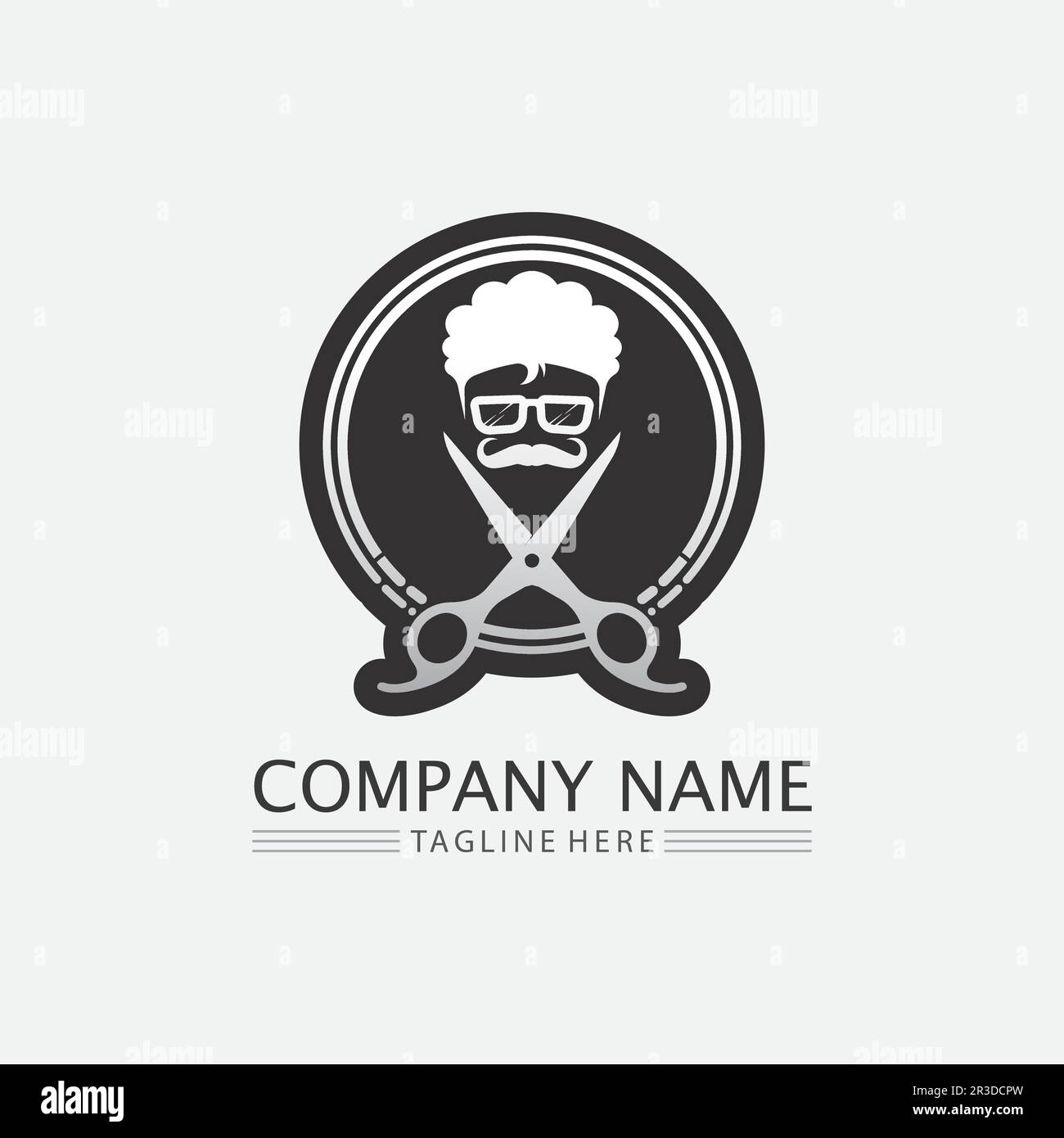 Vintage Barbershop Logo And Design Emblems Labels Badges Logos