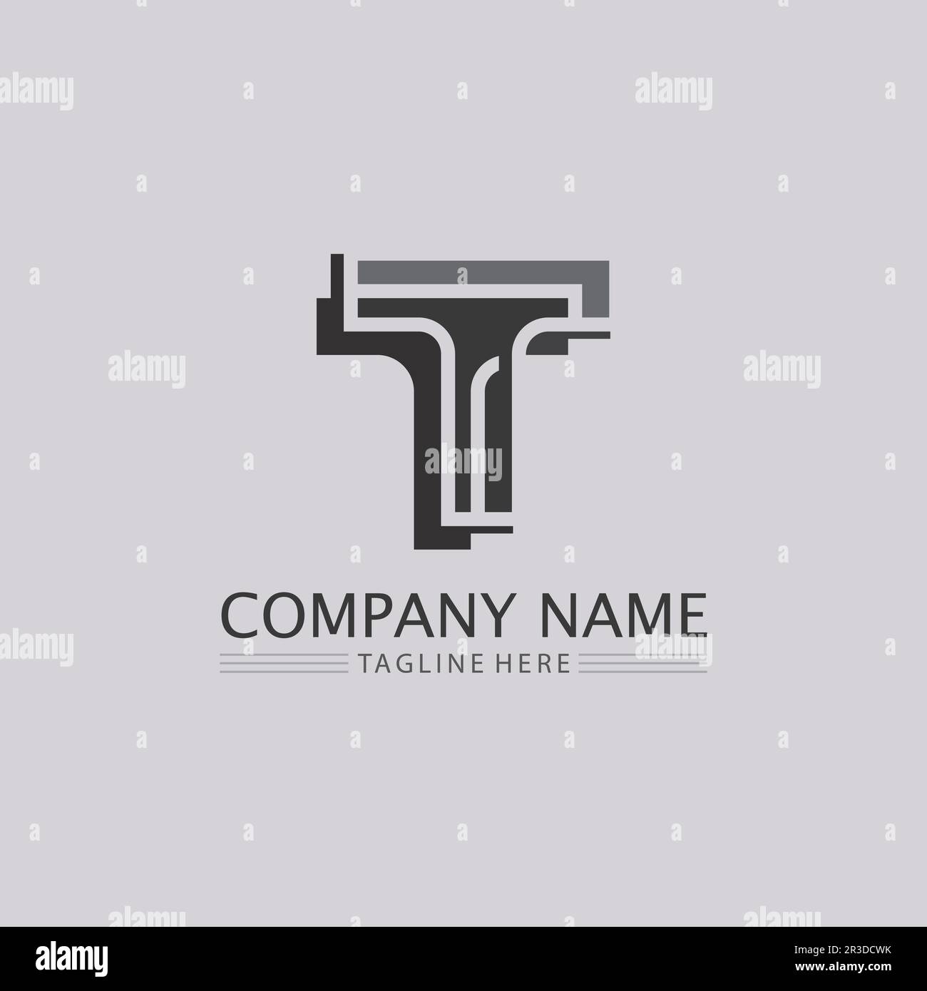 T letter and font T logo vector font alphabet design and icon T Stock ...