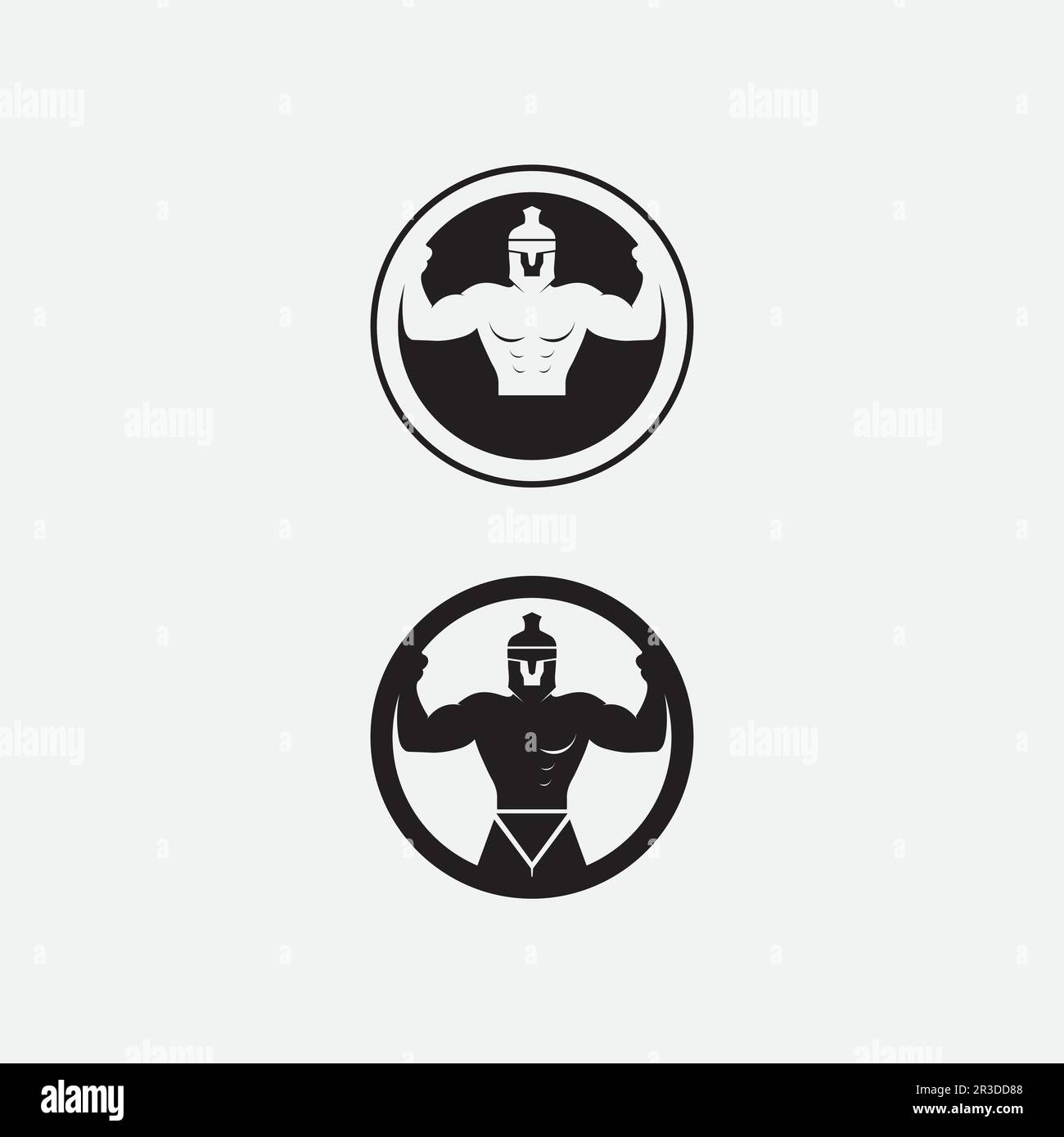Vector object and Icons for Sport Label, Gym Badge, Fitness Logo Design ...