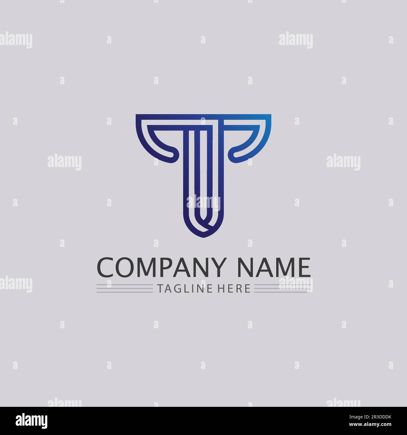 T letter, T logo vector font alphabet design and icon T Stock Vector ...