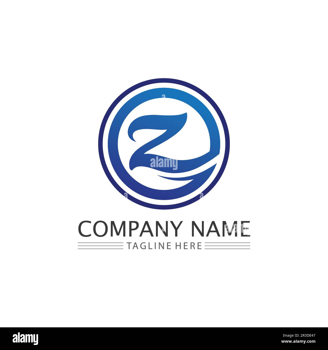 Z letter and font Z logo design vector identity illustration Stock ...