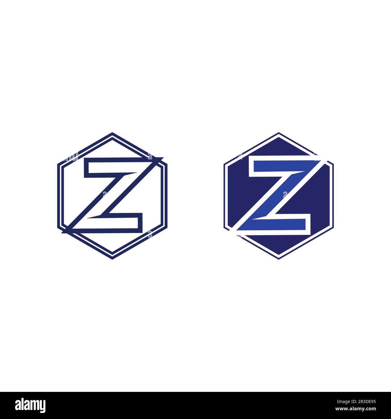 Z letter and font Z logo design vector identity illustration Stock ...
