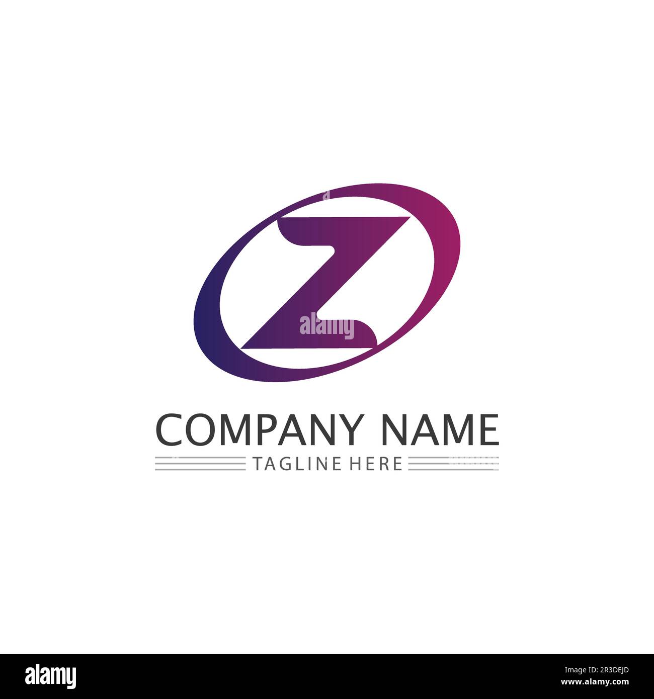 Z letter and font Z logo design vector identity illustration Stock ...