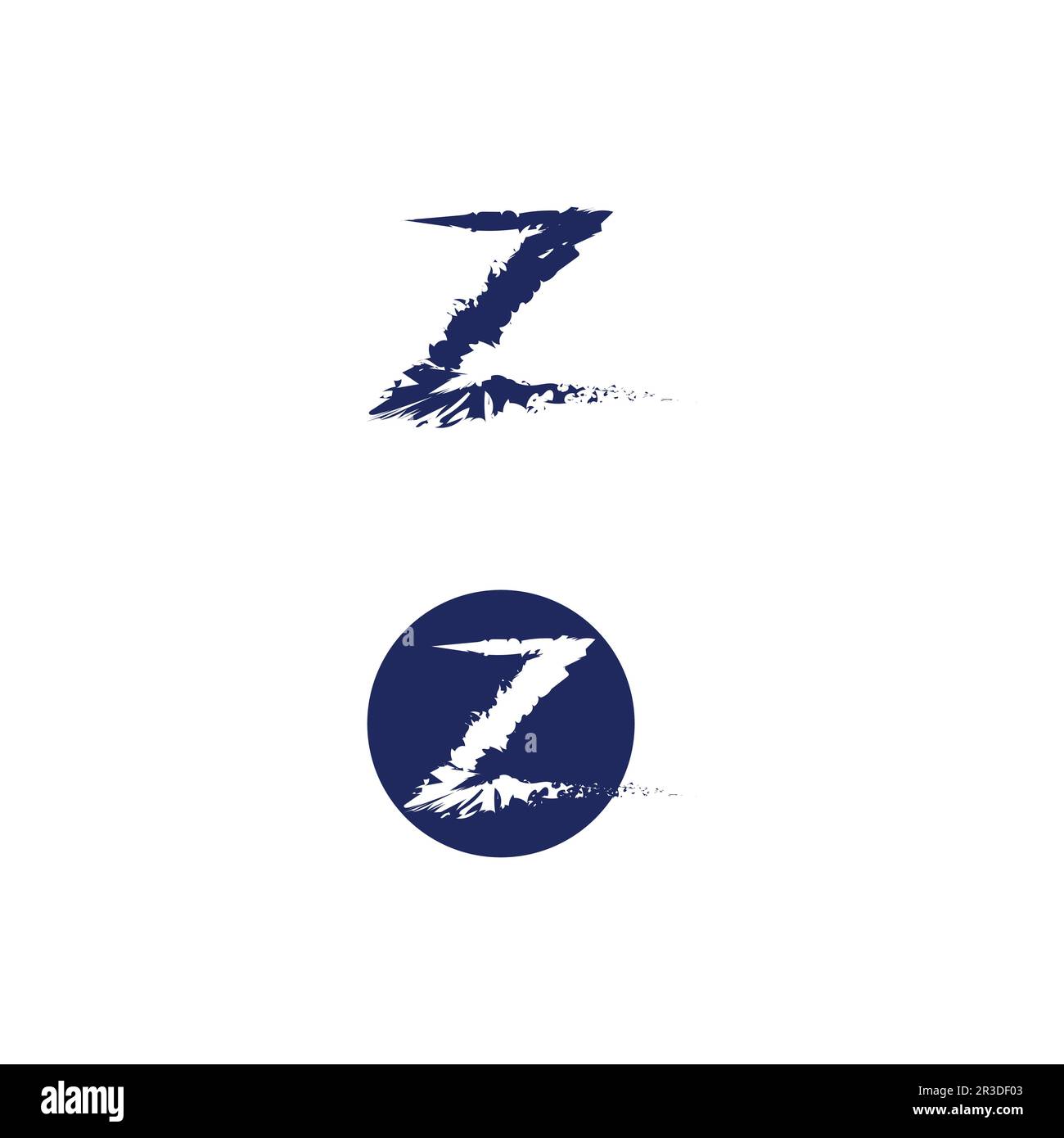 Z letter and font Z logo design vector identity illustration Stock ...