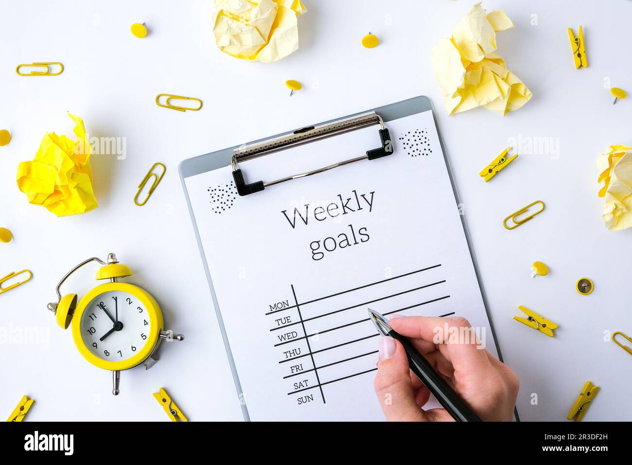 Printable weekly planner hi-res stock photography and images - Alamy