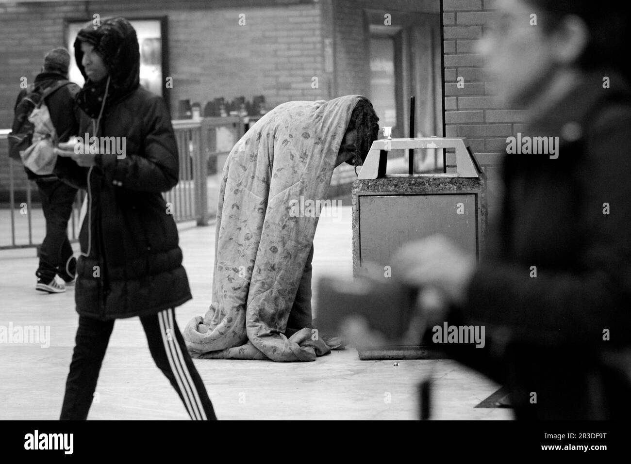 Dustin Querry, who said he has been dealing with homelessness for ...