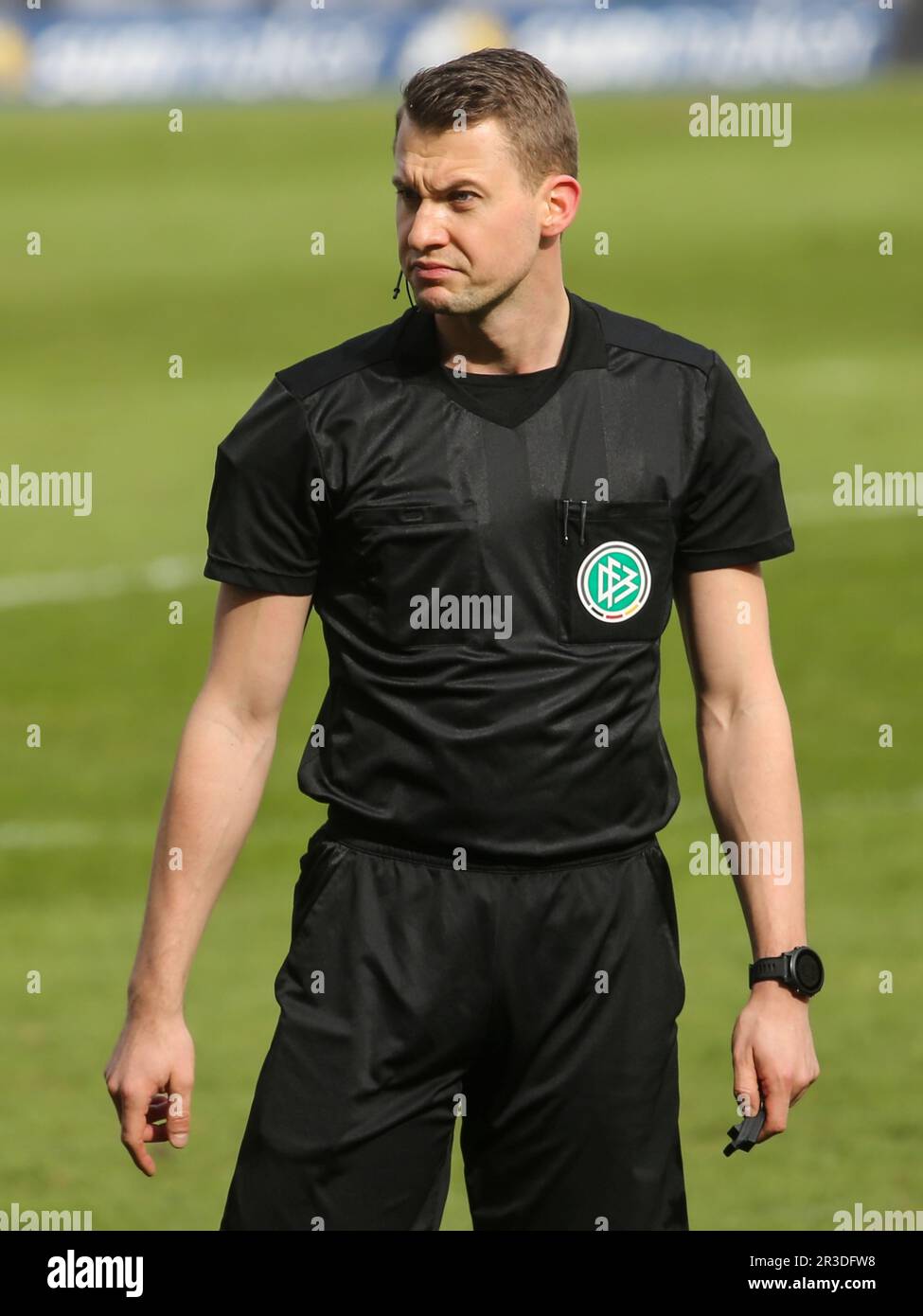 DFB Football referee Florian Lechner DFB 3.Liga season 2020-21 Stock ...