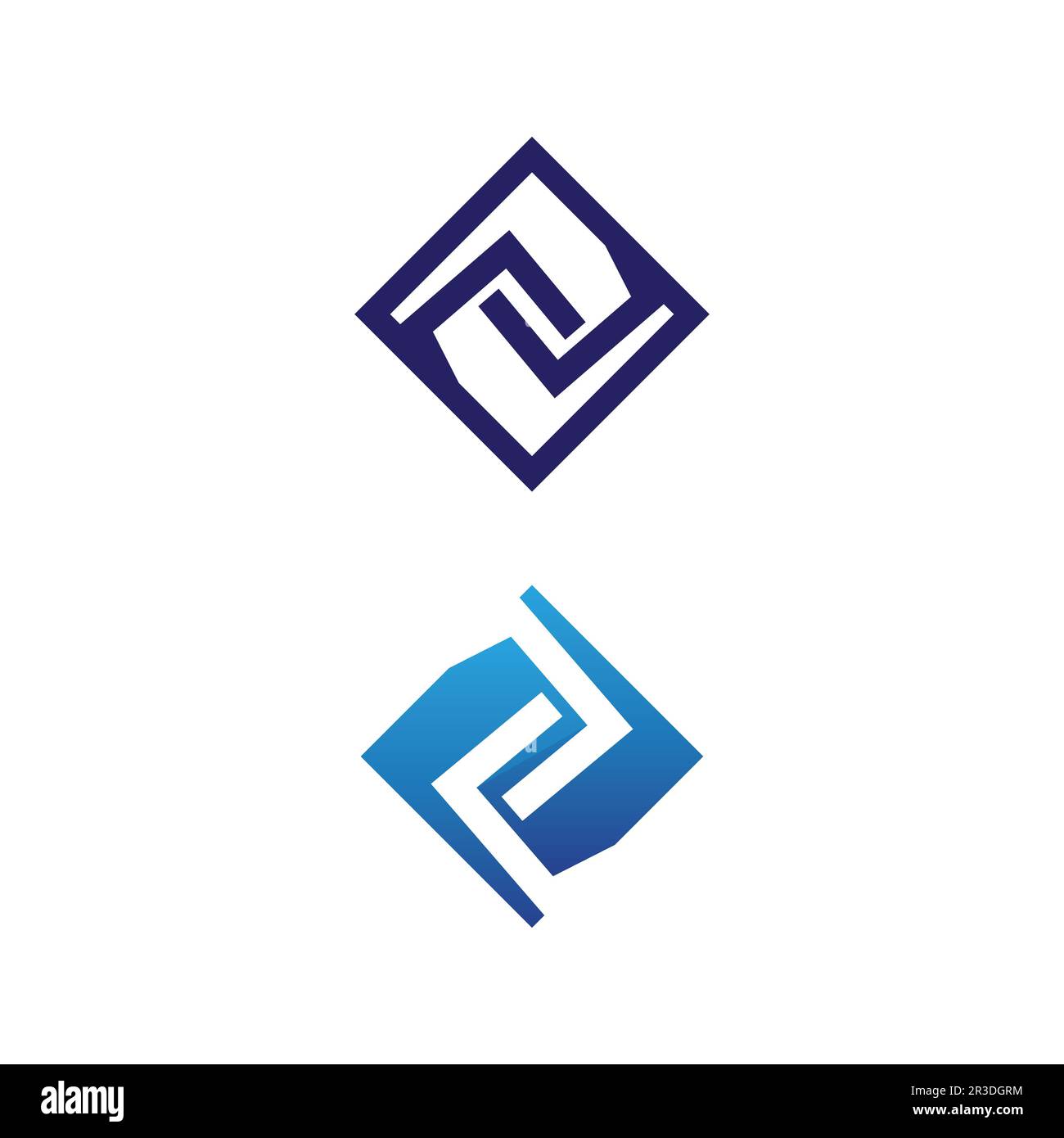Business logo design concept hi-res stock photography and images - Alamy