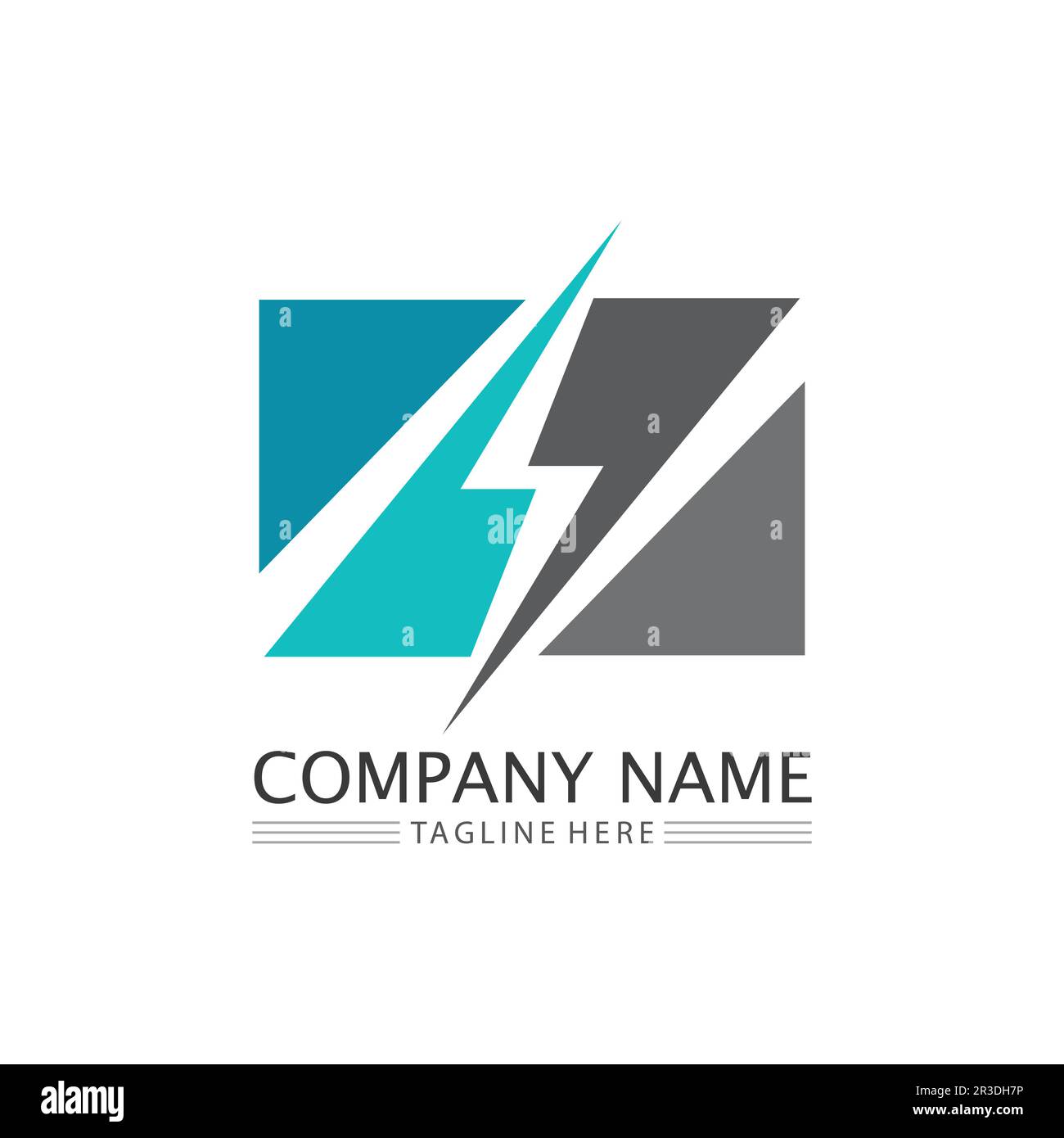 the power vector, flash ogo and thunderbolt and icon electricity ...