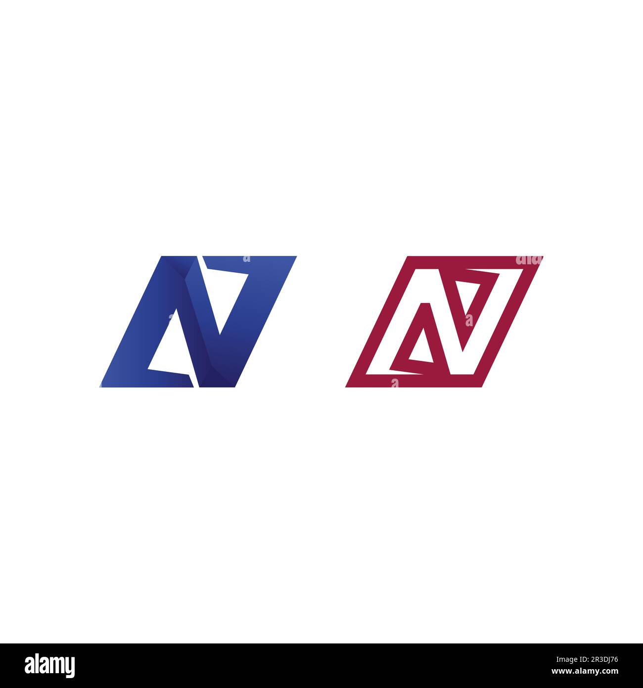 N letter and logo font company logo business and letter initial N ...