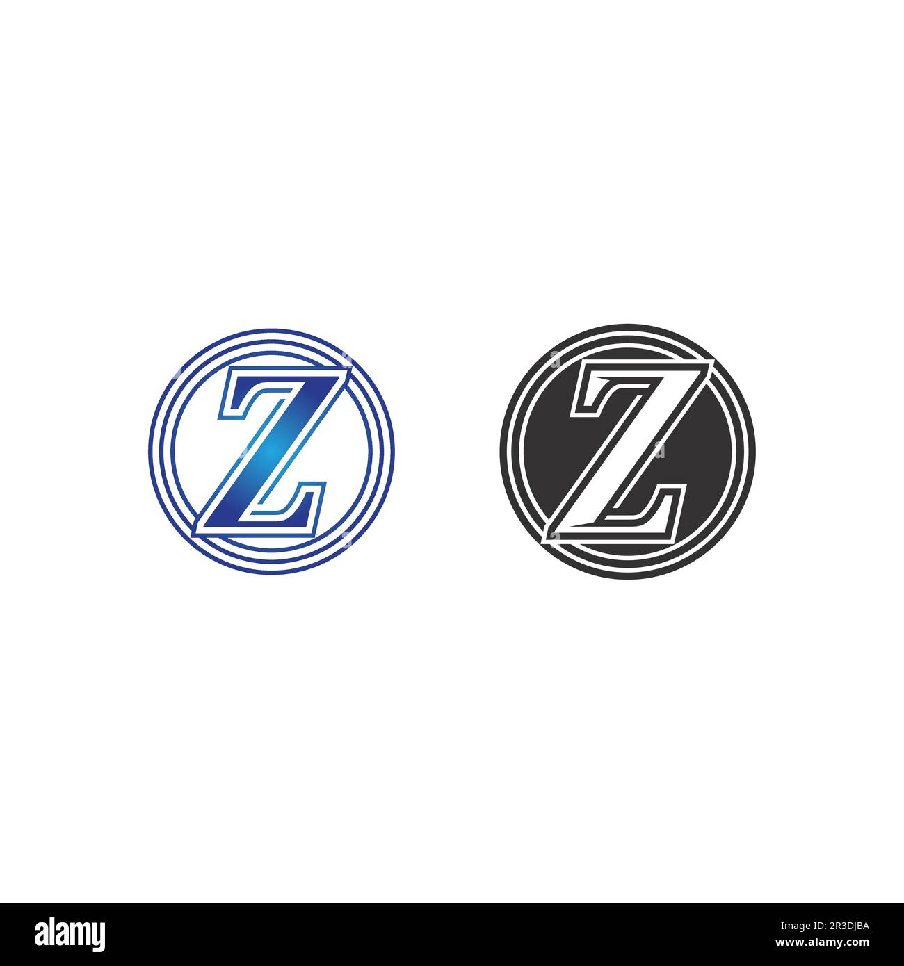 Z letter and font Z logo design vector identity illustration Stock ...