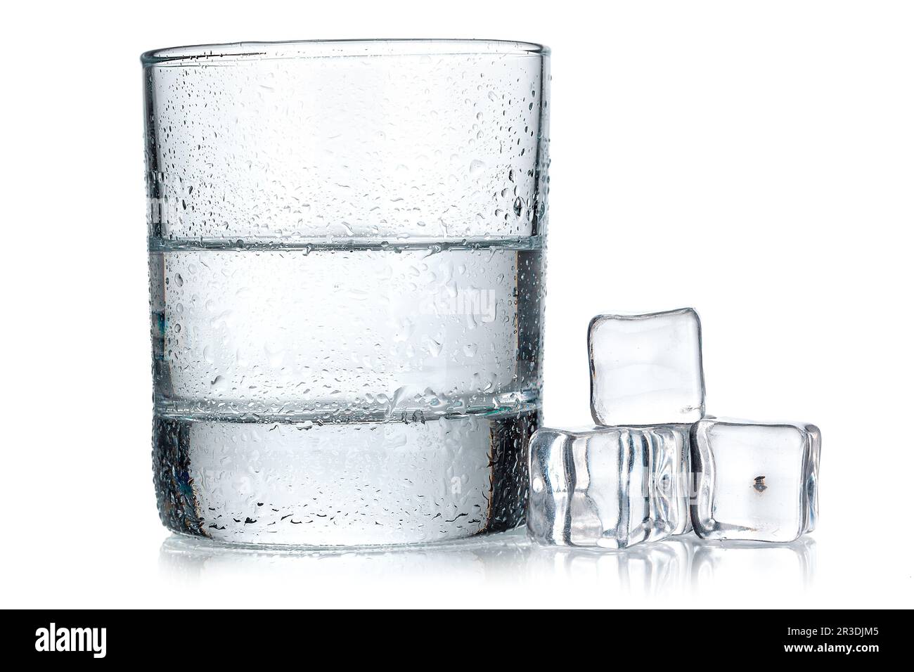 Glass of vodka isolated on white background Stock Photo - Alamy