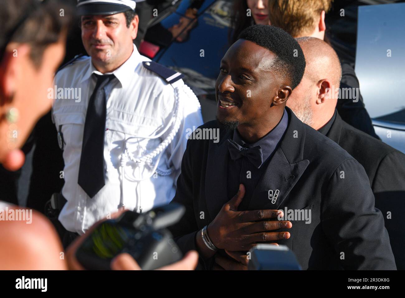 Cannes, France. 22nd May, 2023. Ahmed Sylla attends the "Club Zero" red ...