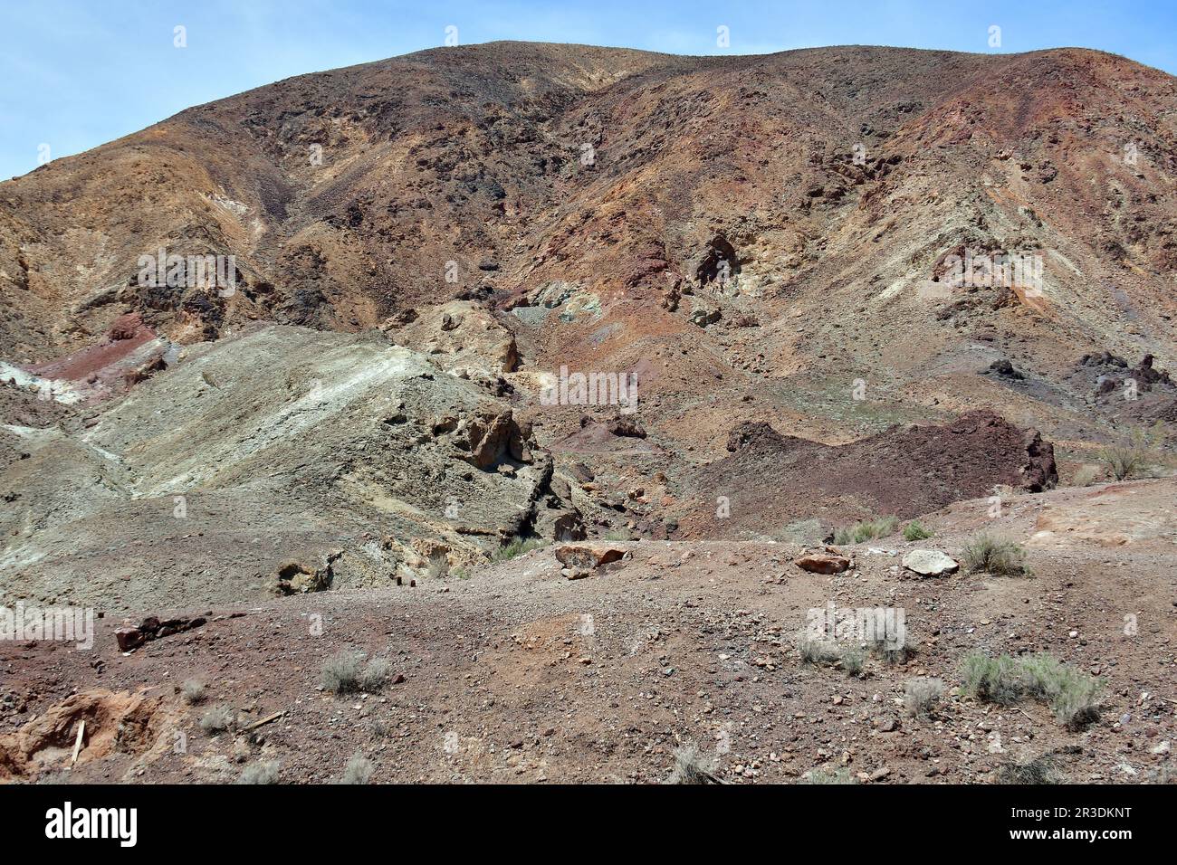 mountains, Mojave, Calico, ghost town and former mining town, San ...