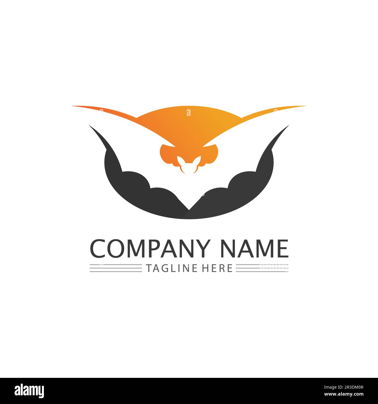Bat logo animal and vector, wings, black, halloween, vampire, gothic ...