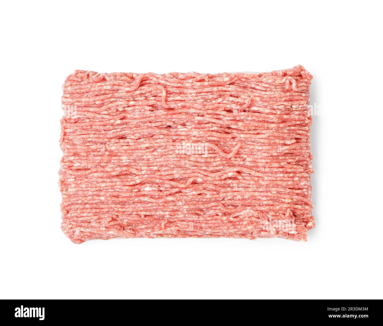 Fresh minced meat isolated on white background Stock Photo - Alamy