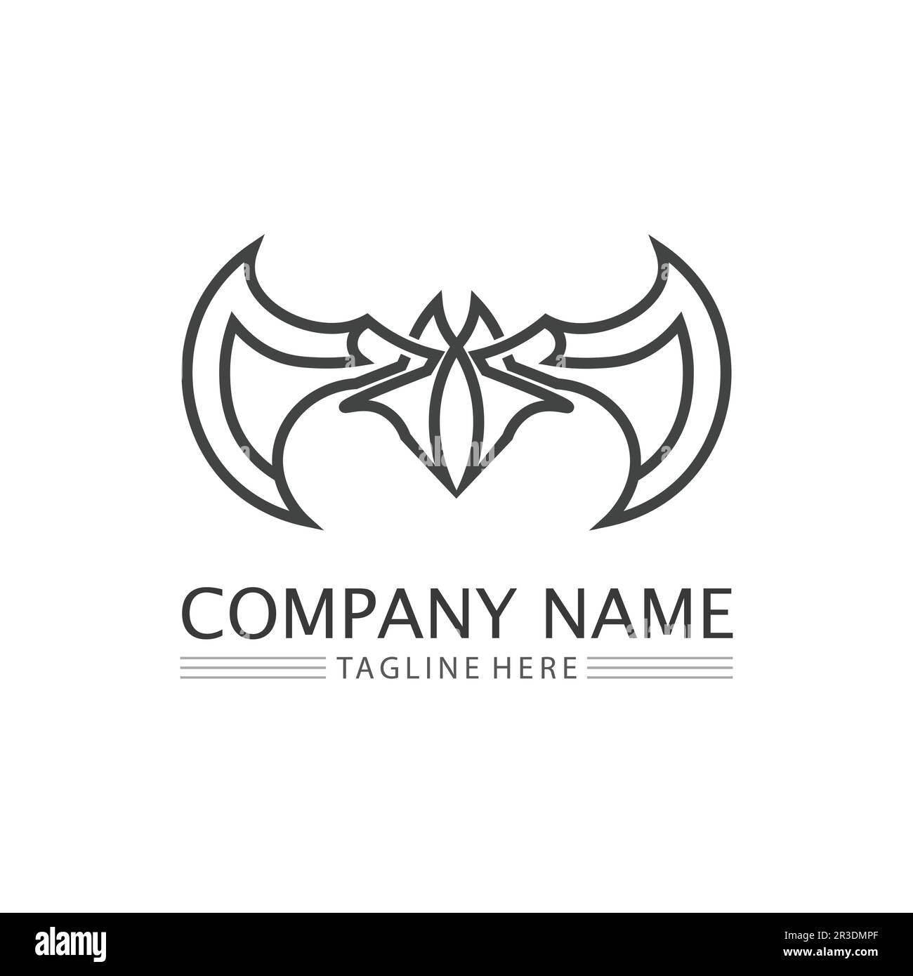 Bat logo animal and vector, wings, black, halloween, vampire, gothic ...
